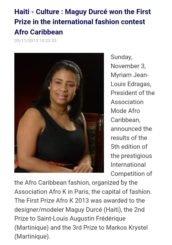 Press release - Maguy Durce Fashion